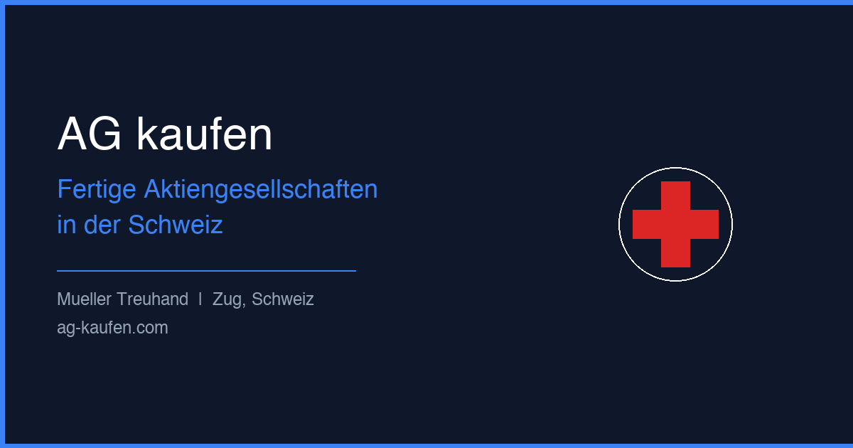 AG gründen Kosten Schweiz 2026 | Vollständige Übersicht